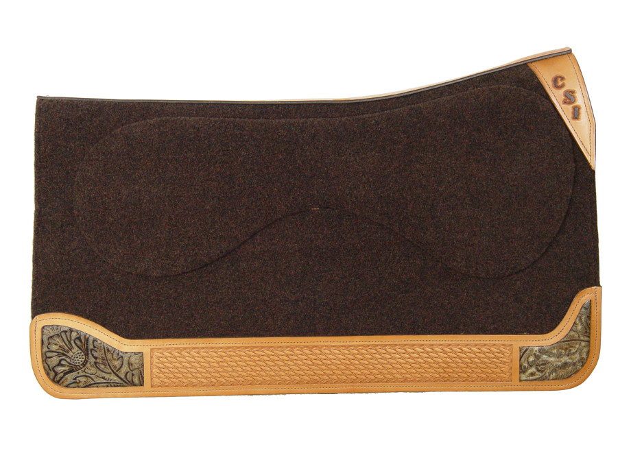 Tooled Wear Leathers – CSI Saddle Pads